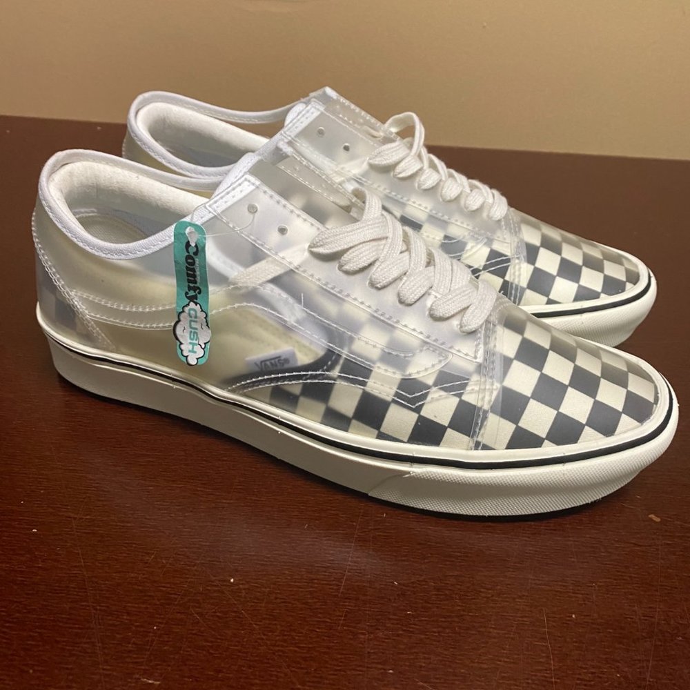 Vans Comfycush 500383 Checkerboard Sneaker Shoes - Gem